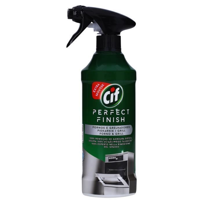 Spray CIF Nettoyant Cuisine Four et Grill, Elimine 100% des Graisses ...