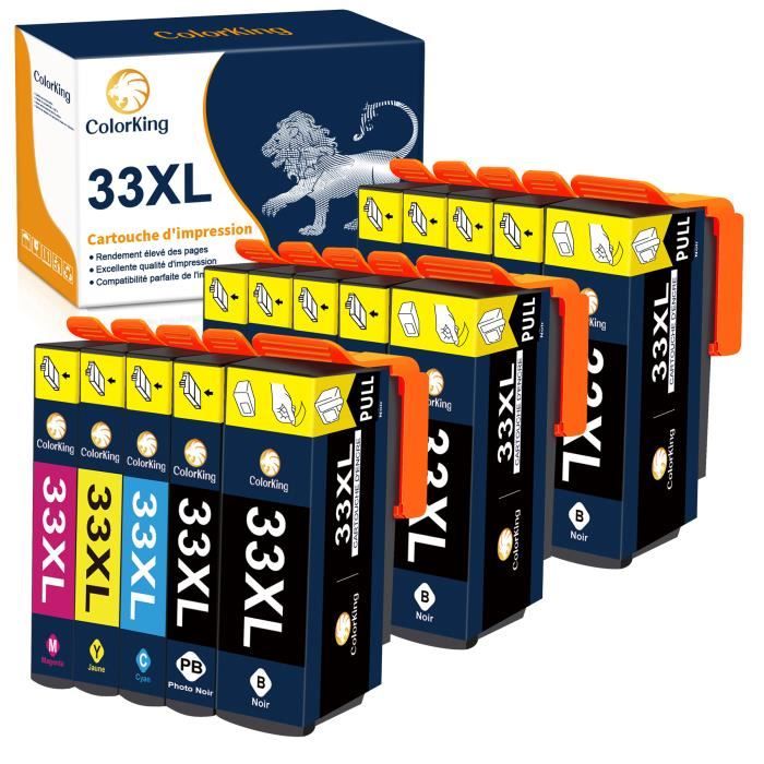 15 Packs Cartouche compatible pour Epson 33xl pour EPSON Expression ...