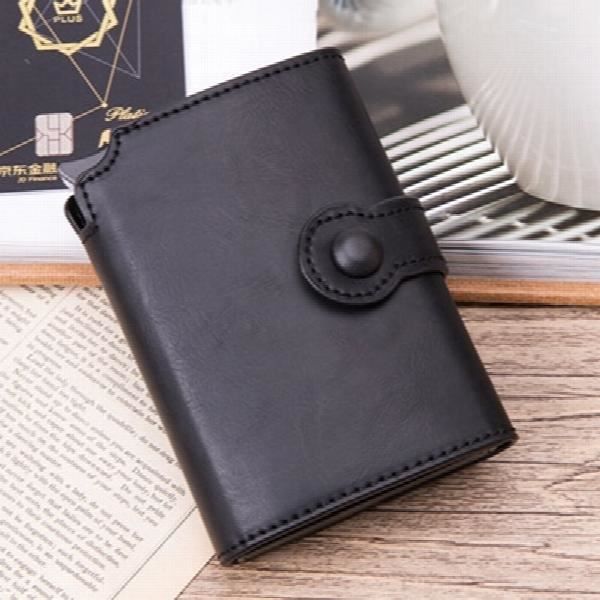 Porte-Cartes CRAZE W0R90 Pop-up RFID Wallet ID Card Case Men RFID ...