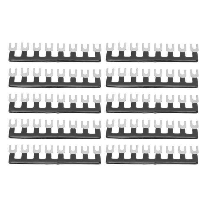 EJ.life bornier de type fourche Lot de 10 borniers 400 V 25 A en cuivre ...