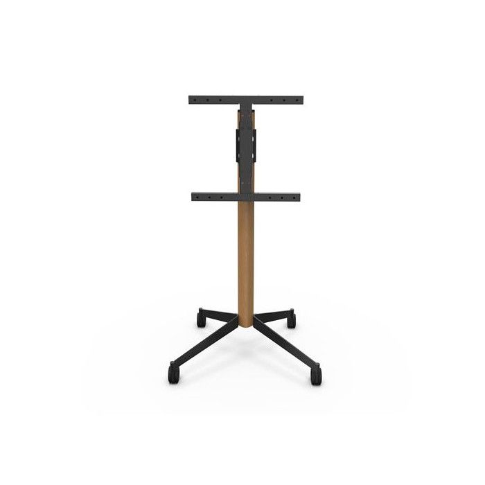 Pied TV Mobile ou Fixe Erard KANA 1200L pour écrans de 30" à 55" Bois ...