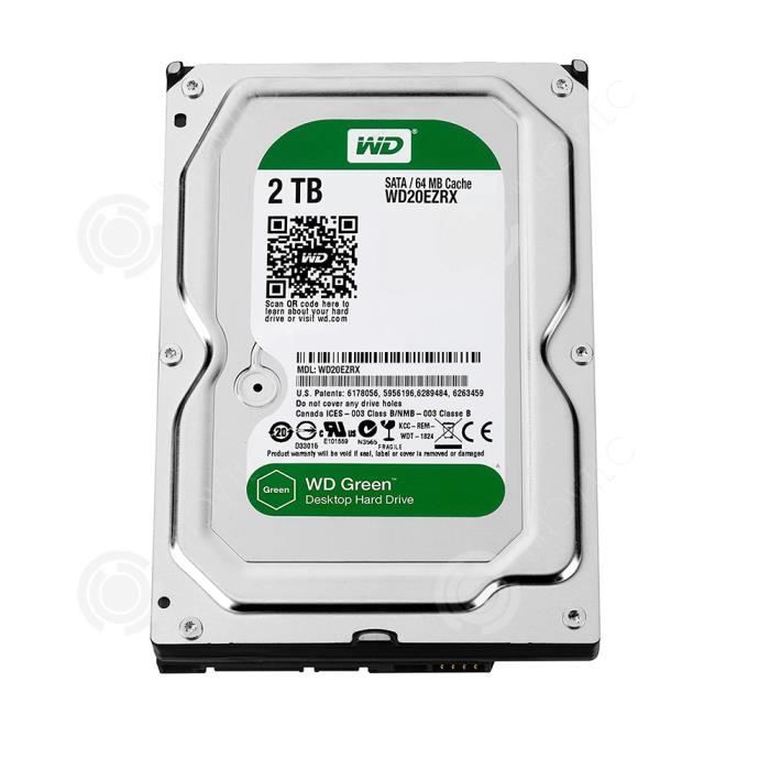 INN Disque dur mécanique spécial 2 To 64M SATA 2t pour la surveillance ...