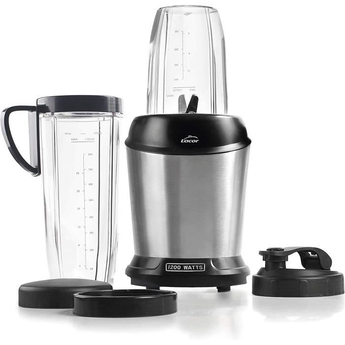 LACOR Personal Blender, Tritan, Gris, Compact - Cdiscount Electroménager