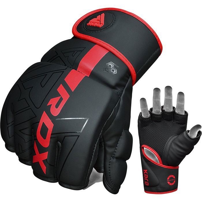 RDX F6 KARA Gants de Grappling et MMA XL Rouge Cuir PU - Cdiscount Sport