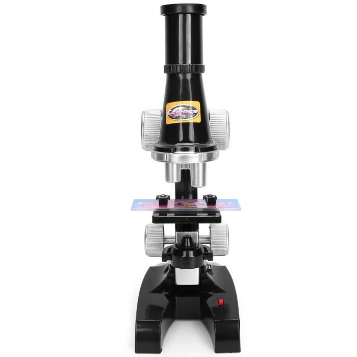 Microscope pour enfants PWSHYMI - Kit de Microscope débutant 450X LED - Jouet éducatif pour ...