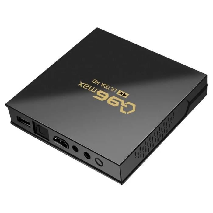 Box multimédia - RNCYN - Q96 Max - Android 10 - 4K - 8 Go - WiFi ...