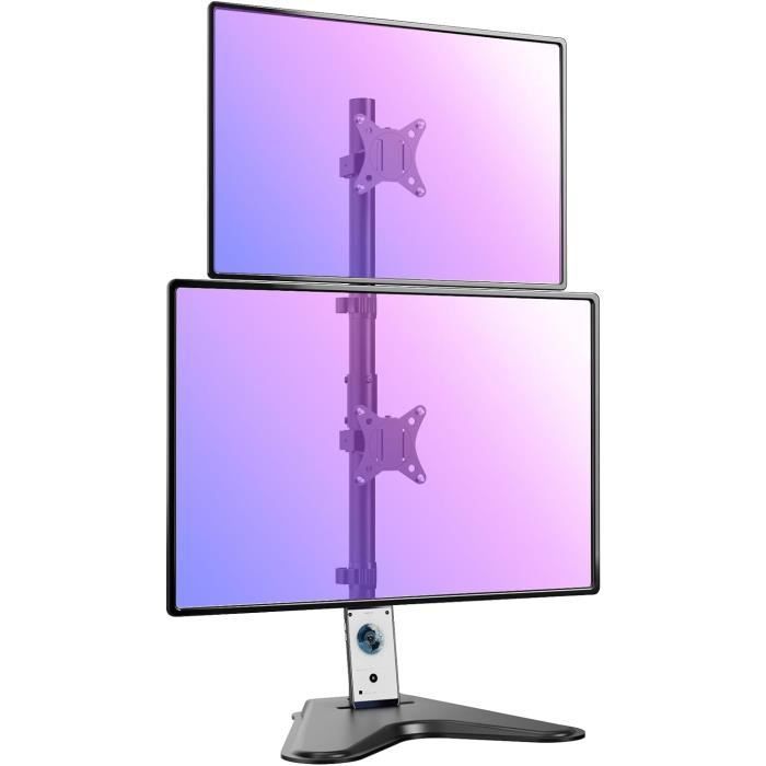 Support Double Ecran Pc Support De Bureau Autoportant Double Écran Pour ...