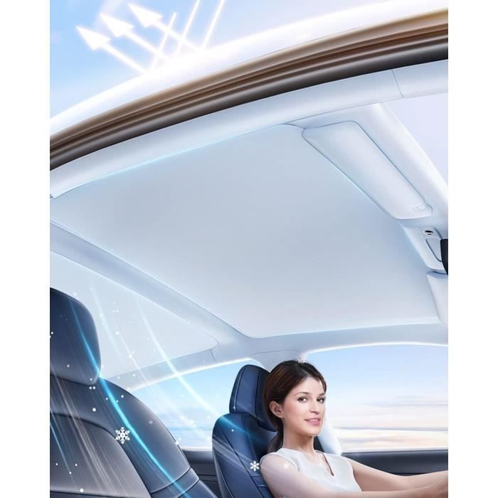 Tesla Pare-Soleil Modèle Y Accessoires Toit en Verre Pare-Soleil Toit ...