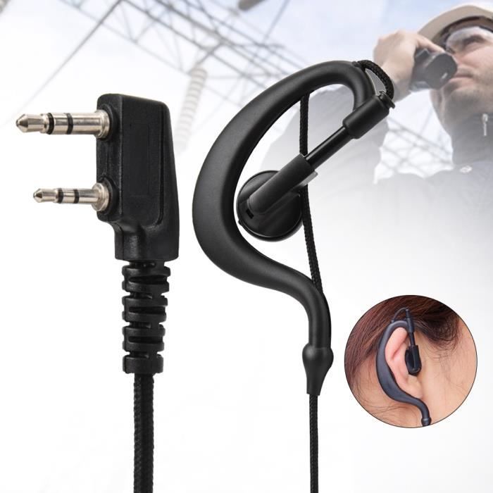 TMISHION casque radio bidirectionnel K Head Radio Talkie Walkie Casque ...