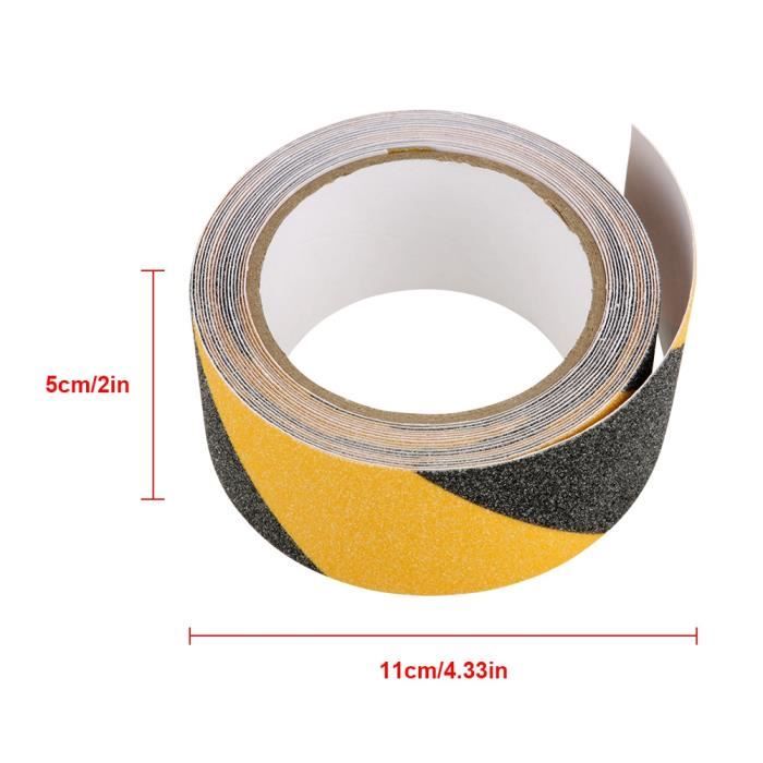 Zerone Ruban antidérapant en PVC Revêtement de sol de sécurité adhésif ...