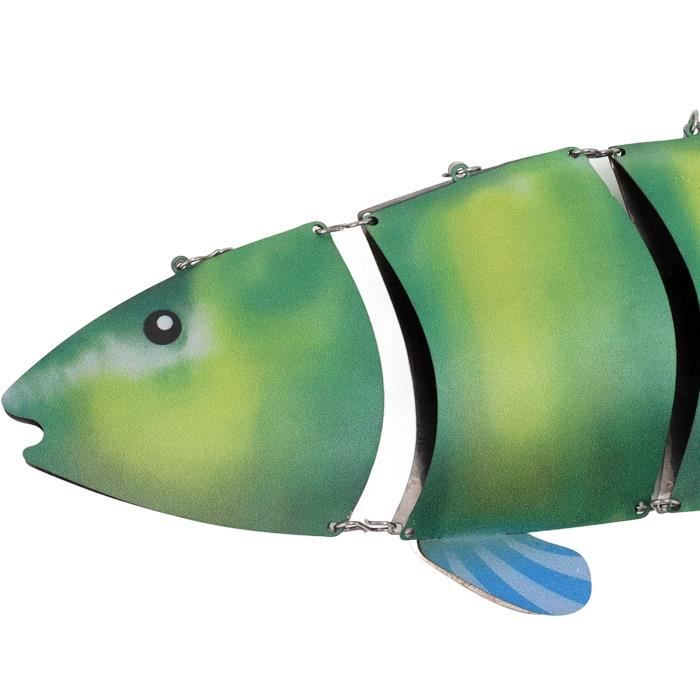 GAR Décoration murale - poisson métallique windbell - 38 x 12,5 x 2cm ...