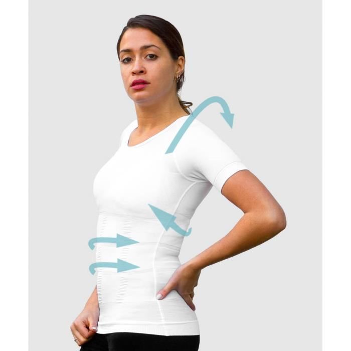 T-shirt Correcteur de Posture Femme - Smart-Shirt® - Compression ...