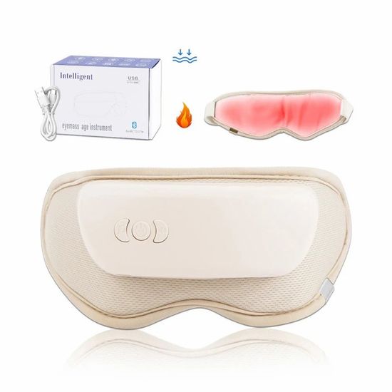 Appareil de massage électrique pour les yeux,vibration Bluetooth ...