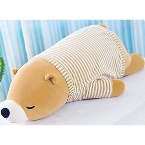 Oreiller De Dessin Animé,Caricature Ours Polaire Peluche Jouet Long ...