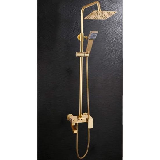 LIWI-Espace Aluminium Colonne de Douche Console Système 3 Voies ...