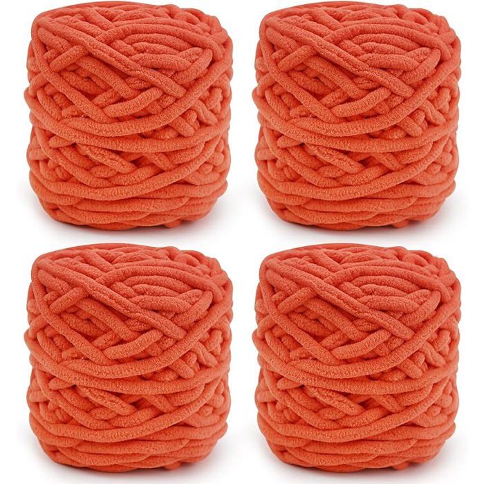 Fil laine tricoter 4 x 100 g fil tricoter pour crochet fil doux et pais ...