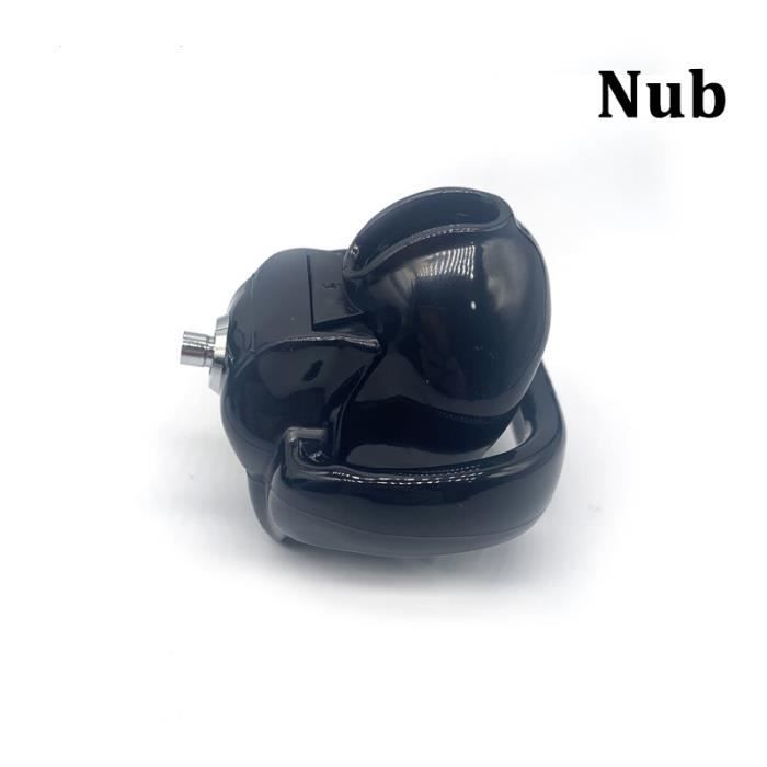 Noir-Nub-50mm Anneau-Click & Lock Chastity Device,Cock jos, Penis Ring ...