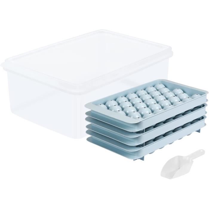 Lot de 99 mini bacs à glaçons ronds pour congélateur fabrication de ...