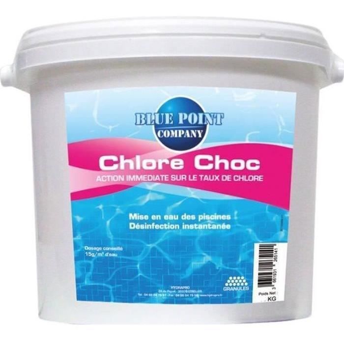 Chlore choc granulé - 5 Kg - Cdiscount Jardin