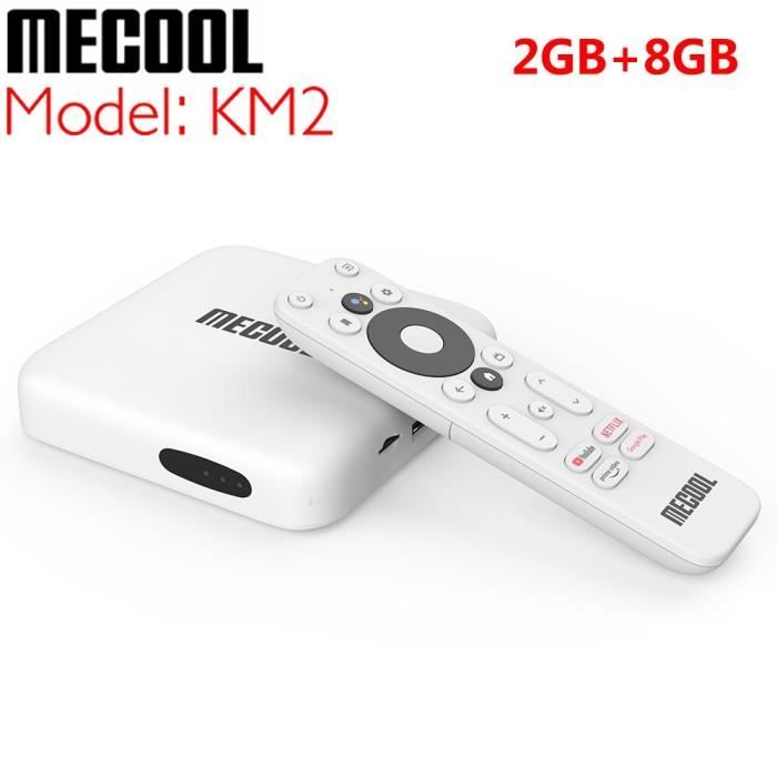 Boîtier TV KM2 et Netflix, Android 10, Amlogic S905X2, 2 go DDR4, HDR ...