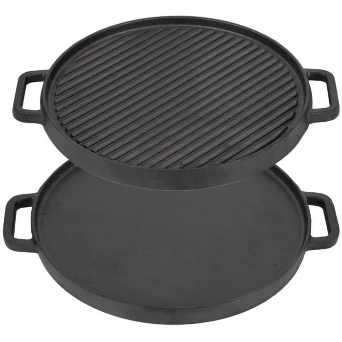 PLAQUE A PATISSERIE Plateau de cuisson rond en fonte plateau de cuisson ...