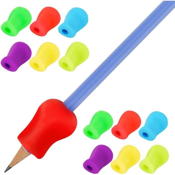 Crayon GripsPencil Grip Ecriture Correction Grips12 pcs Silicone Crayon ...