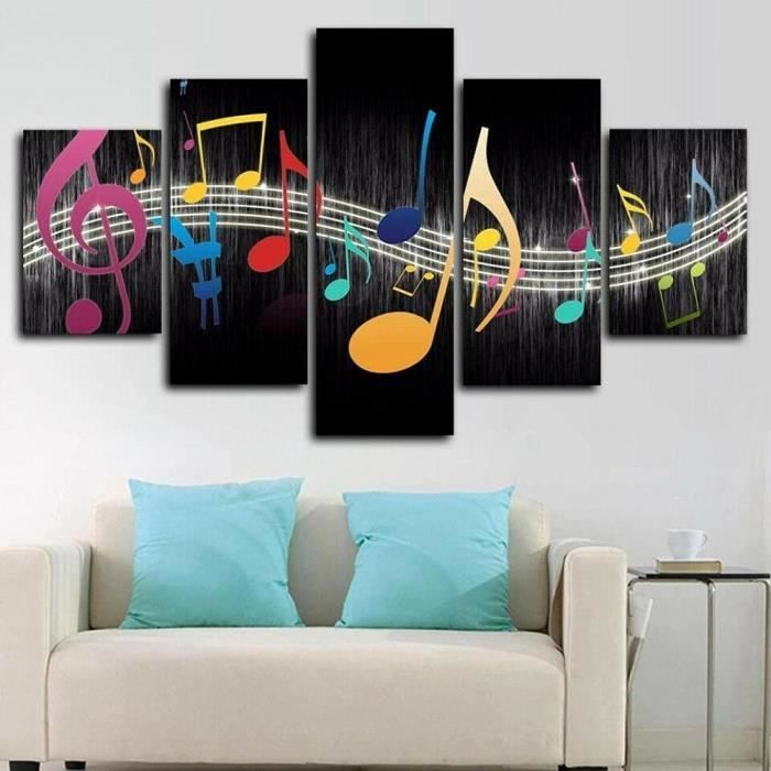 Noël-Notes de Musique Symbole de la Musique Poster -Impression sur ...