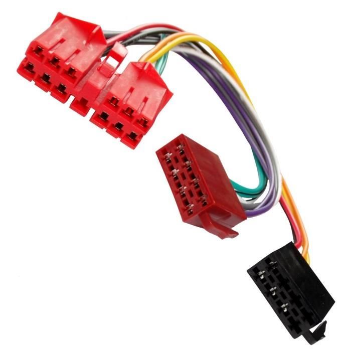 Aerzetix: Adaptateur faisceau câble fiche ISO pour autoradio d'origine ... Aerzetix: Adaptateur faisceau câble fiche ISO pour autoradio d'origine ...