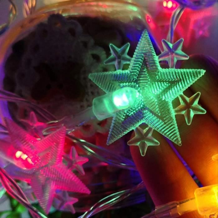 Guirlandes Lumineuses Star Lantern String Lights Christmas Decoration ...