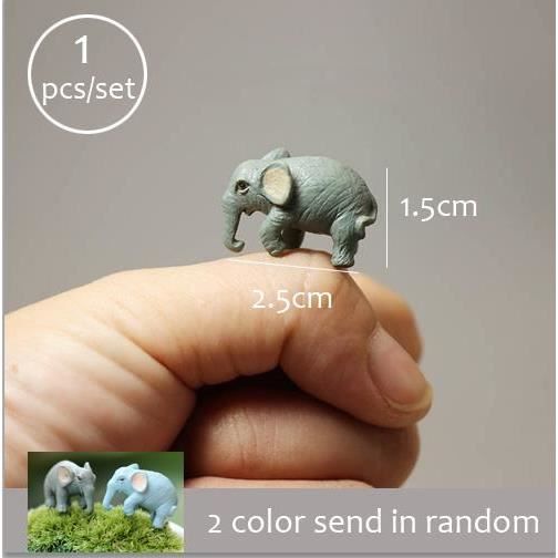 Statue deco,Mini animaux miniatures de paysage féerique,Micro mousse ...