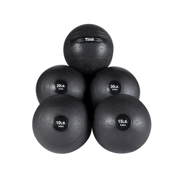 Slam ball 30 lb - 13,6 kg Body Solid - Noir/Gris pour un entraînement ...