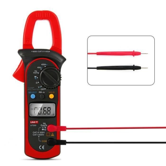 XCSOURCE Multimètre Numérique LCD Pince Ampèremétrique Portable Testeur ...