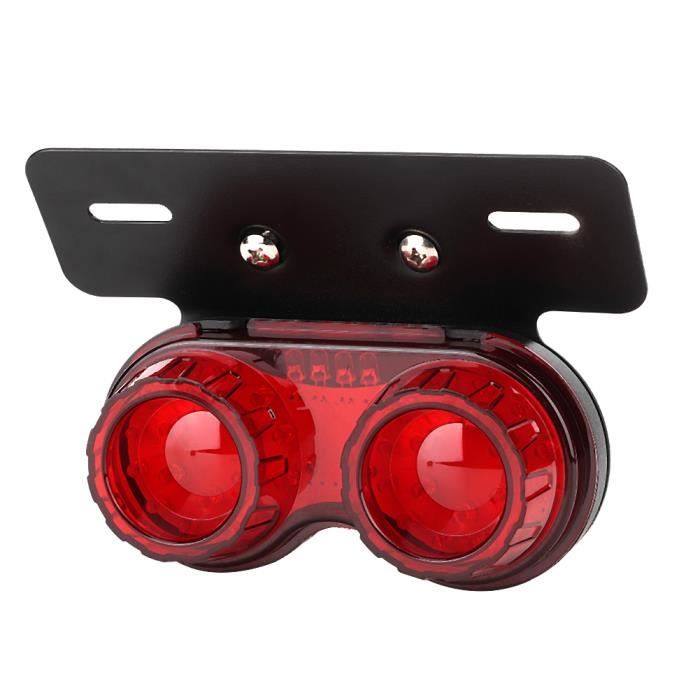Feu Arrière De Moto 12V Rond Moto Led Feu Arrière Feu Arrière Universel ...