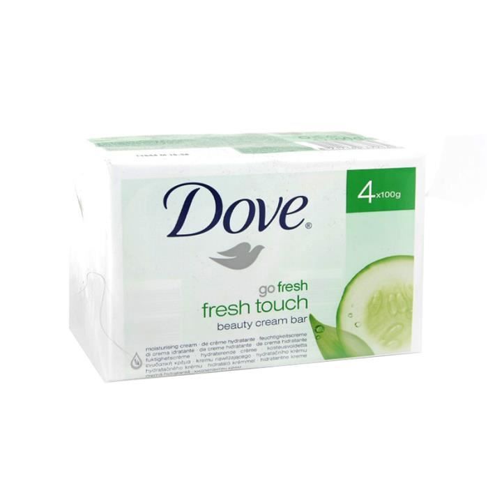 Dove Go Fresh Pack 4 Savons Fresh Touch 100Gr - Cdiscount Au quotidien