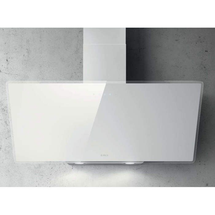 Elica Shire WH-A-90 Wall-mounted White B - Cooker Hoods (Ducted, 60 dB ...