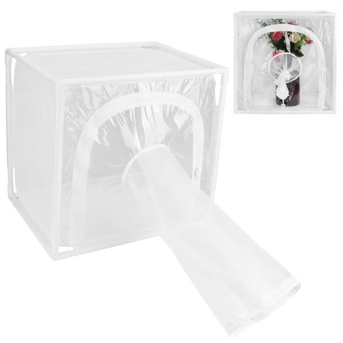 Fafeicy Cage de maille d'insecte Maille Cage Pvc Plante Cage Anti Grain ...