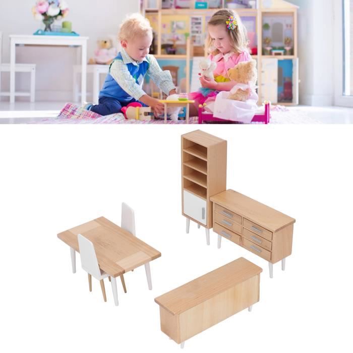 Ensemble De Meubles Miniatures Ensemble De Meubles De Maison De Poupée À L'Échelle 1:12, 6 ...