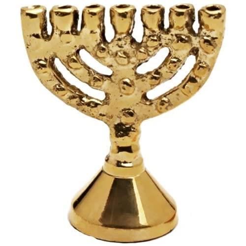 Candelabre - Limics24 - Mini 4Cm Menora Laiton Fait Main Chandelier ...