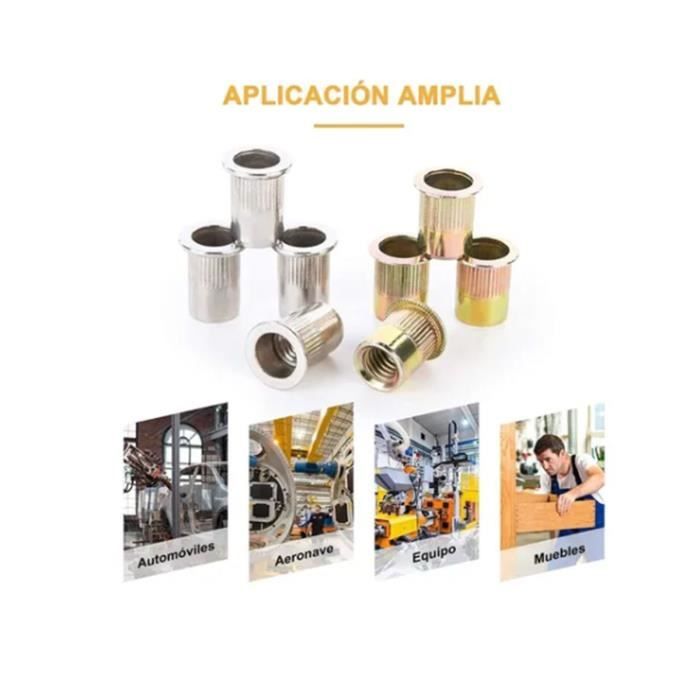 Omabeta écrous à rivets filetés Kit d'écrous à rivets M3 M4 M5 M6 M8 ... Omabeta écrous à rivets filetés Kit d'écrous à rivets M3 M4 M5 M6 M8 ...