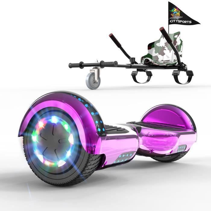 Hoverboard RCB 6.5 Pouces Electrique Self-Balancing avec Bluetooth LED ... Hoverboard RCB 6.5 Pouces Electrique Self-Balancing avec Bluetooth LED ...