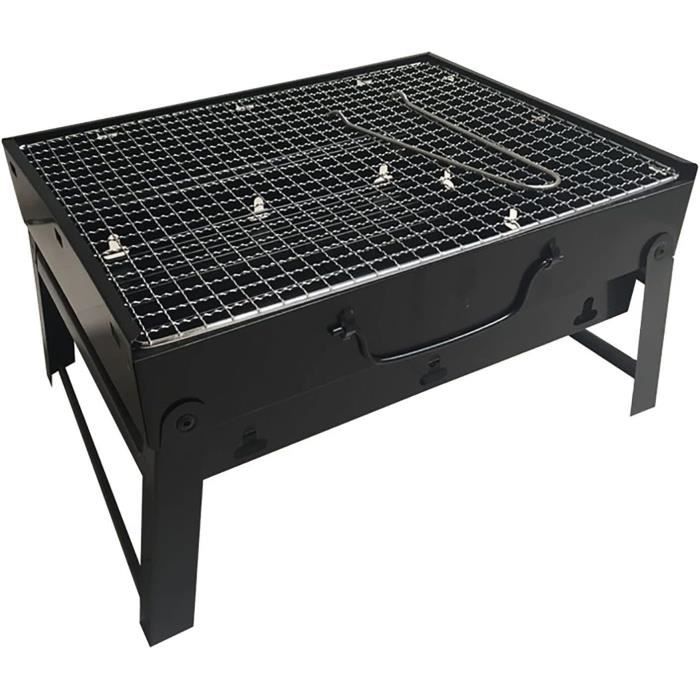 Barbecue portable en fonte, pour extérieur, jardin, maison, barbecue au ...