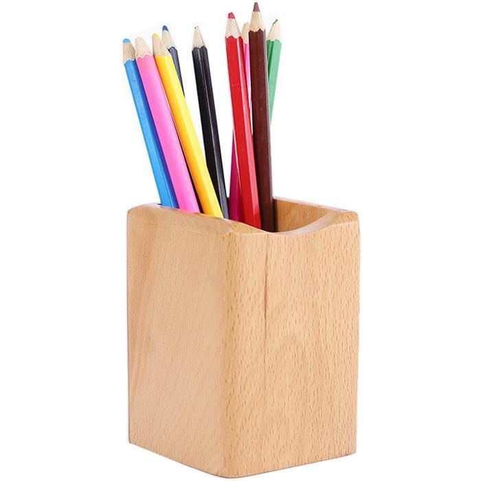 Schneespitze Pot à Crayons Porte-stylos e ois,Porte-Stylo de Boîte de ...