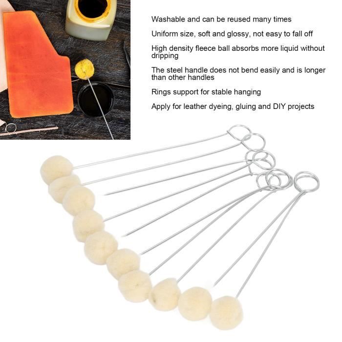 MAG Brosse boule de laine ronde à teinture assistée bricolage avec ...