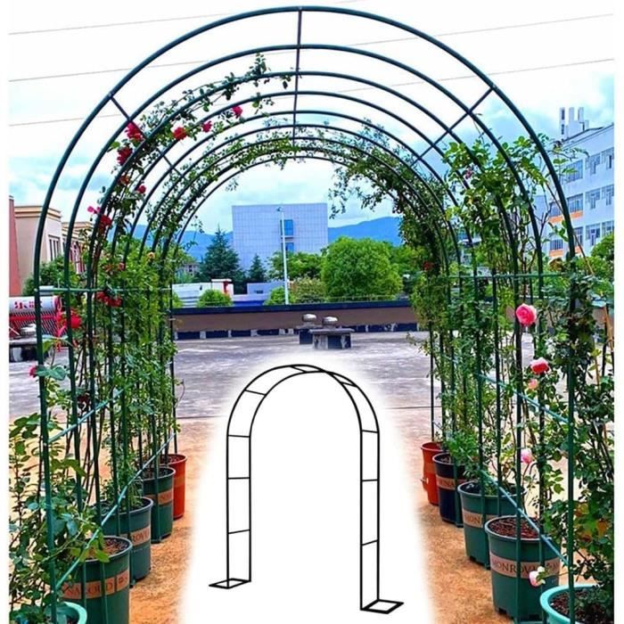 Arche De Jardin En Acier Arceau À Roses Metal,Arche Jardin Pour Rosiers ...