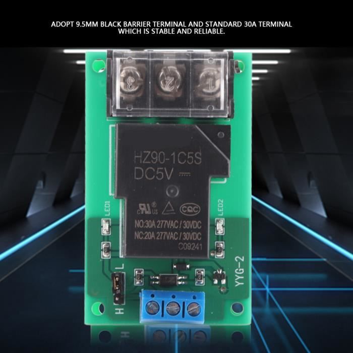 Module de relais unidirectionnel - VBESTLIFE - 30A - DC 5V/12V/24V - Optocoupleur miniature ...