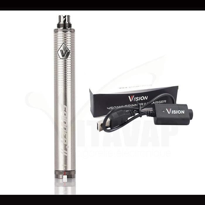 Pack Batterie Vision Spinner 2 Silver avec chargeur USB Vision ...