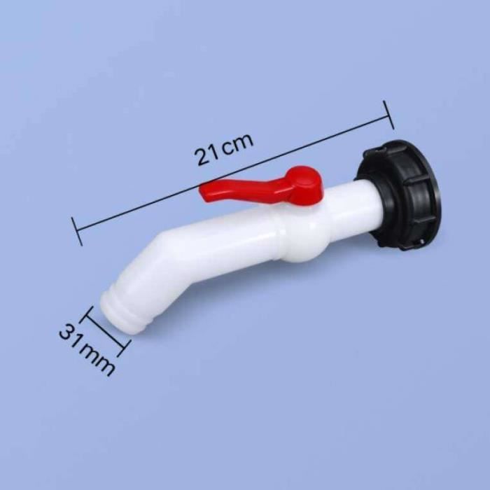 WE09102-Adaptateur de réservoir d'eau pour robinet de jardin. S60X6 IBC ...