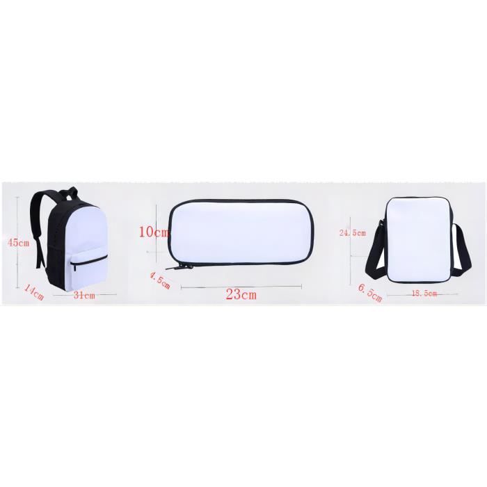 17 pouces Cartable Fille Primaire - 3 pcs - 31x14x45cm - Enfant ...