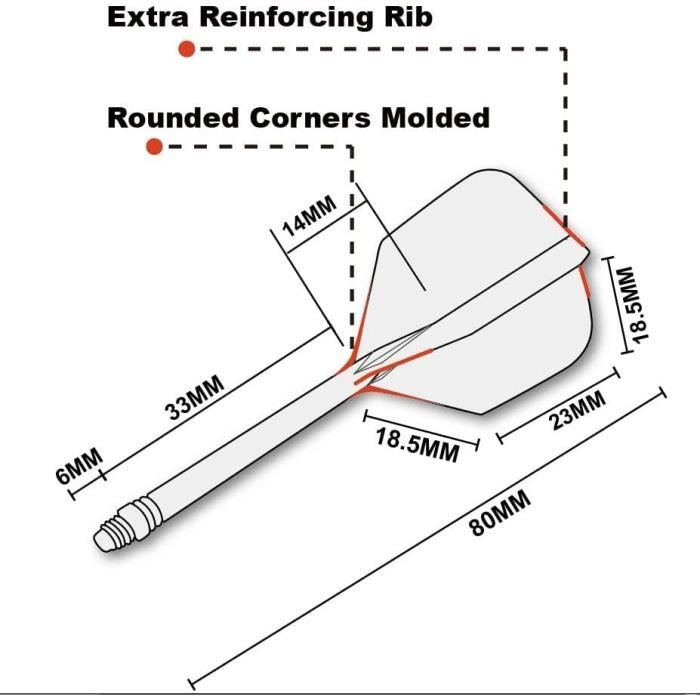 Rost Arbres De Fléchettes Intégrés Et Vols De Fléchettes De Forme ...