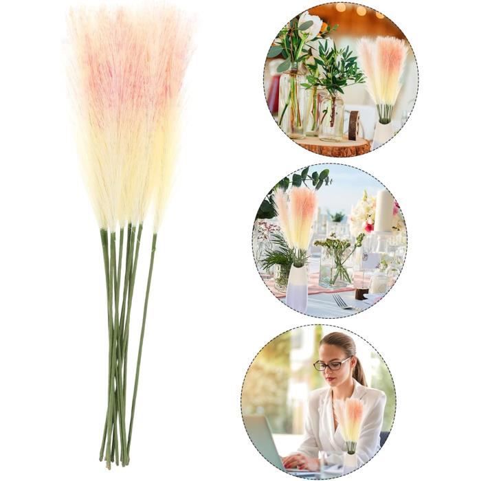 30 Pièces Fleur Artificielle De Roseau Bouquet De Roseau Séché Panache ...